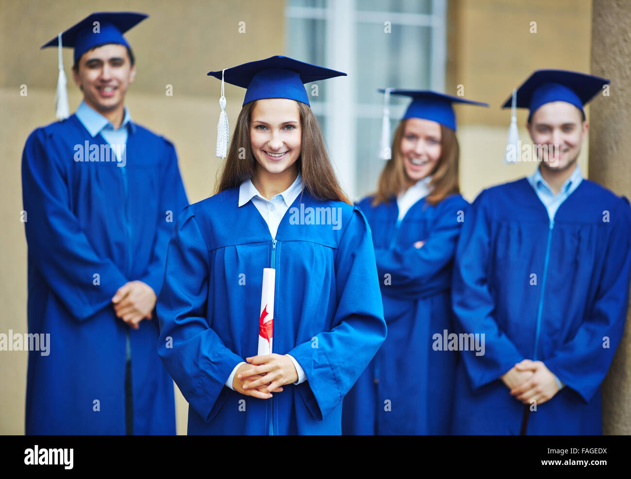Graduation gowns hi-res stock photography and images - Alamy