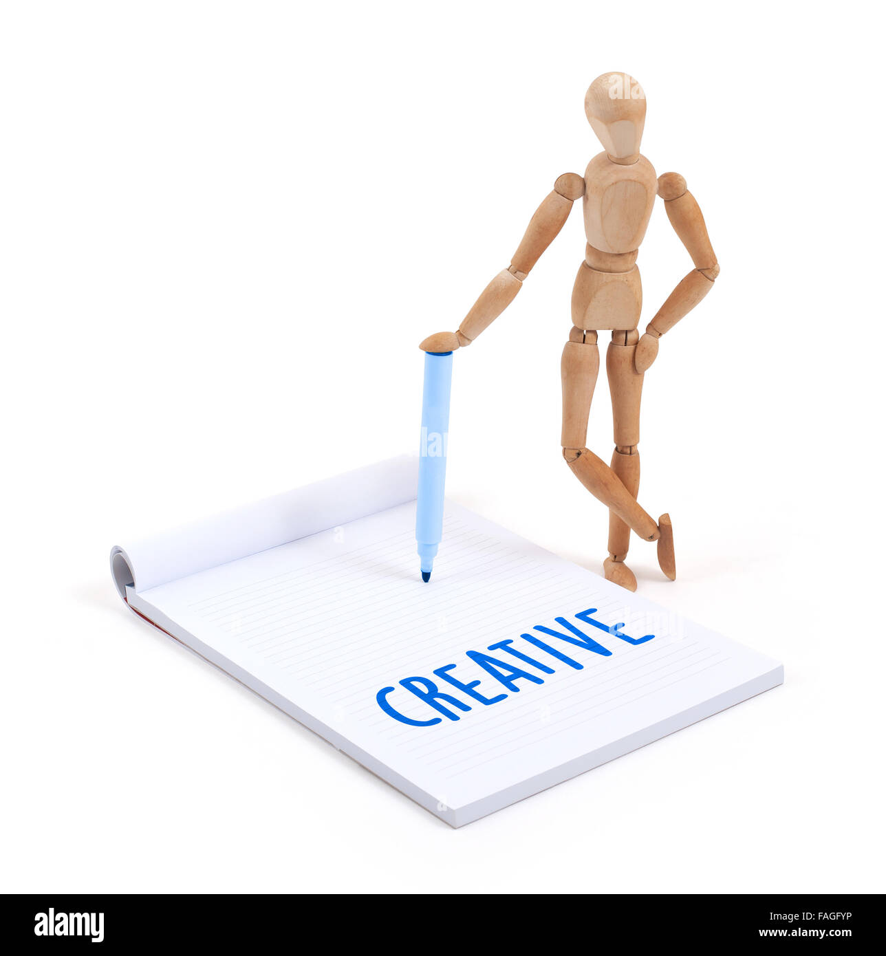 Creative writing text concept Cut Out Stock Images & Pictures - Alamy