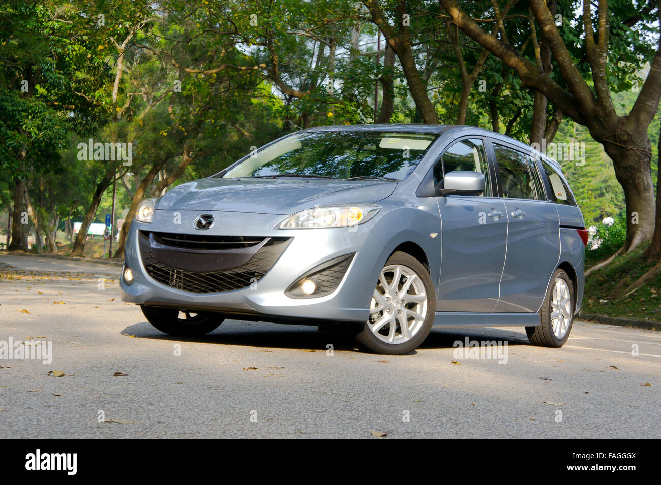 Hong Kong, China NOV 22, 2010 : Mazda5 MPV test drive, on NOV 22 2010 ...
