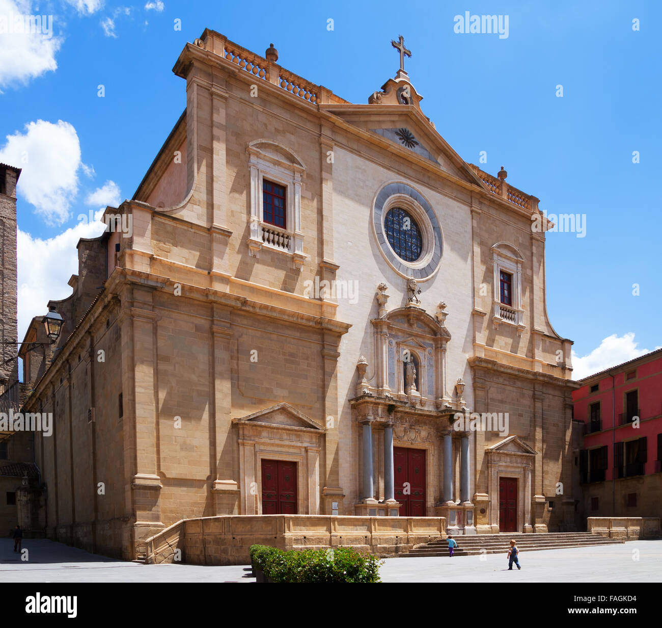 Roman Catholic cathedral in Vic. Catalonia, Spain Stock Photo - Alamy
