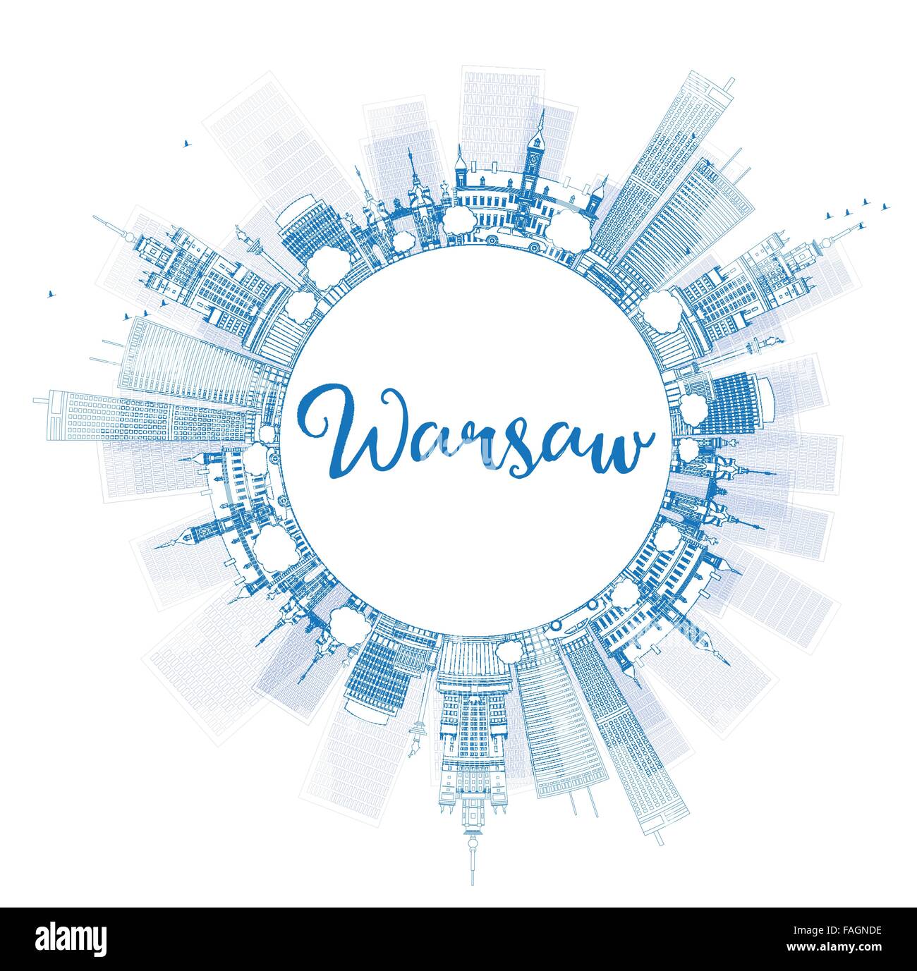 Old town buildings blue Cut Out Stock Images & Pictures - Alamy