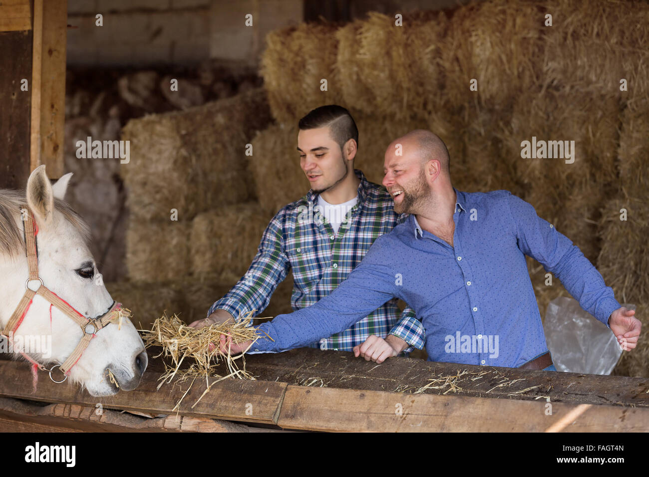 Portrait two farmers in hi-res stock photography and images - Alamy