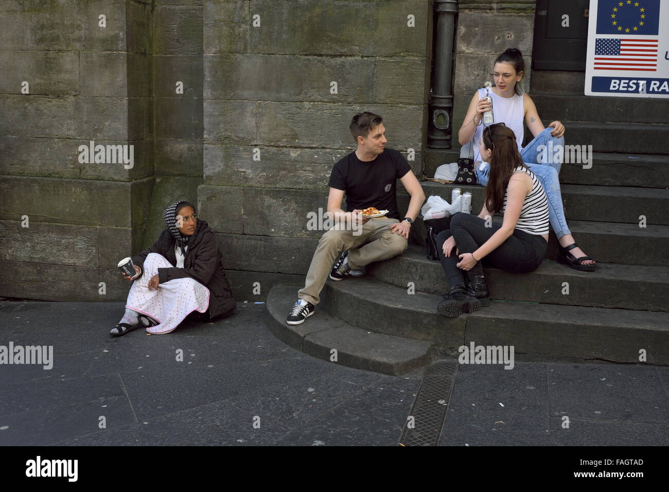 Living rough on streets of Edinburgh, Scotland Stock Photo - Alamy