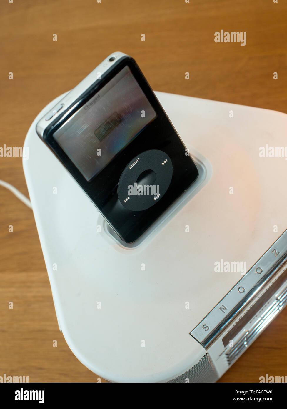 Apple alarm clock hi-res stock photography and images - Alamy