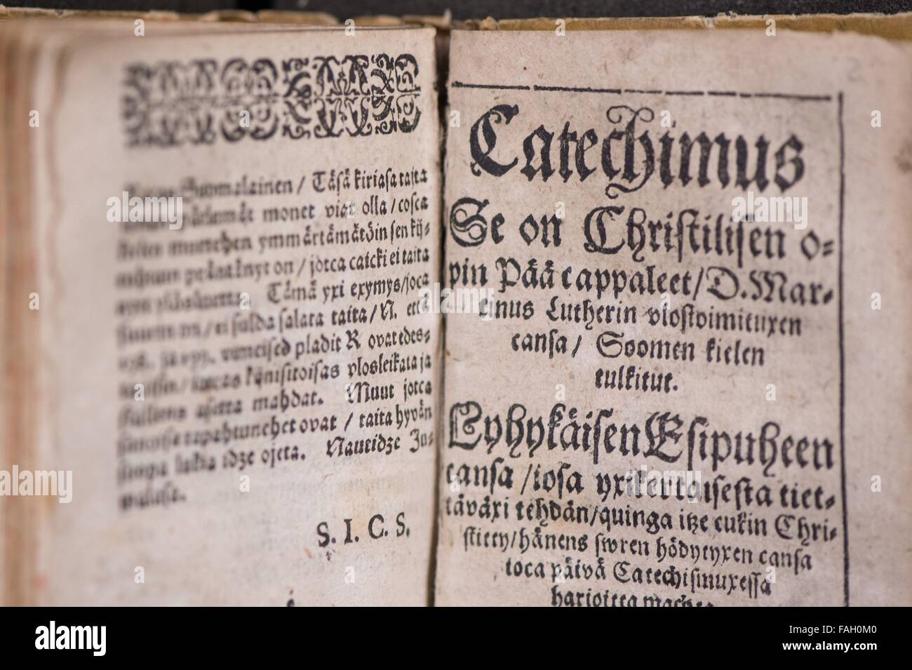 The title page of "Catechimus Se on Christilisen opin Paeae cappaleet ...