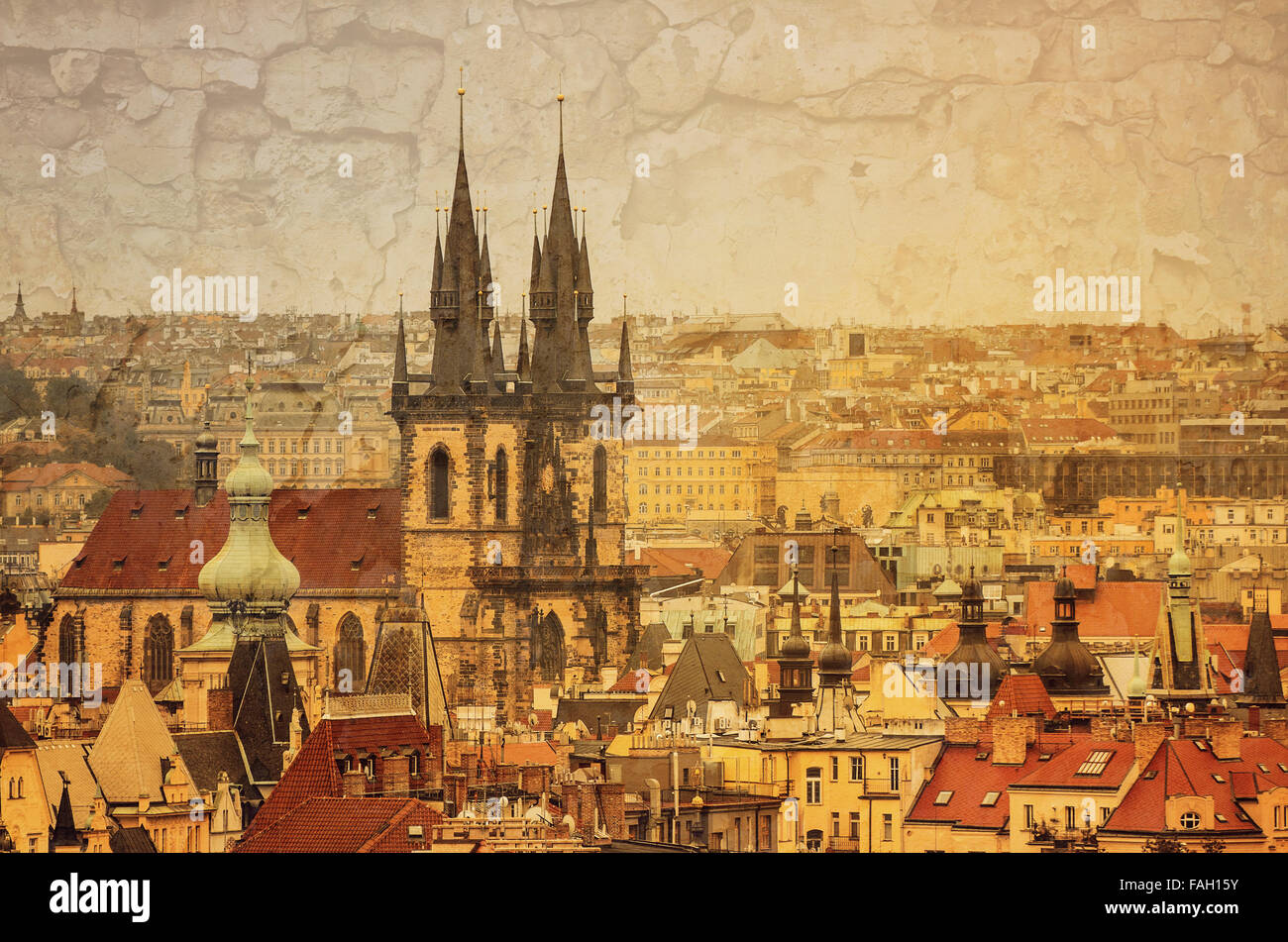 Center of Prague Stock Photo - Alamy