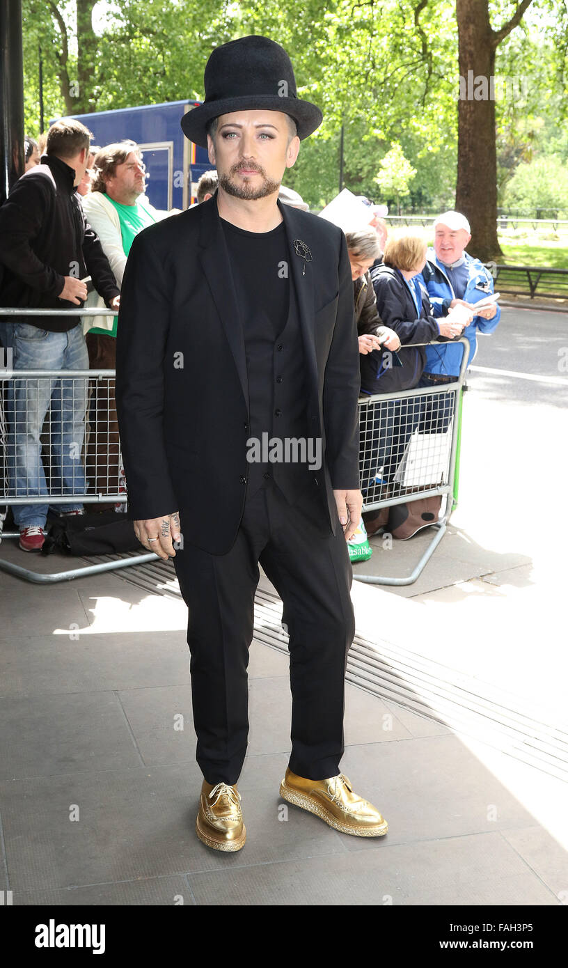 May 21, 2015 - London, England, UK - Boy George attending Ivor Novello ...