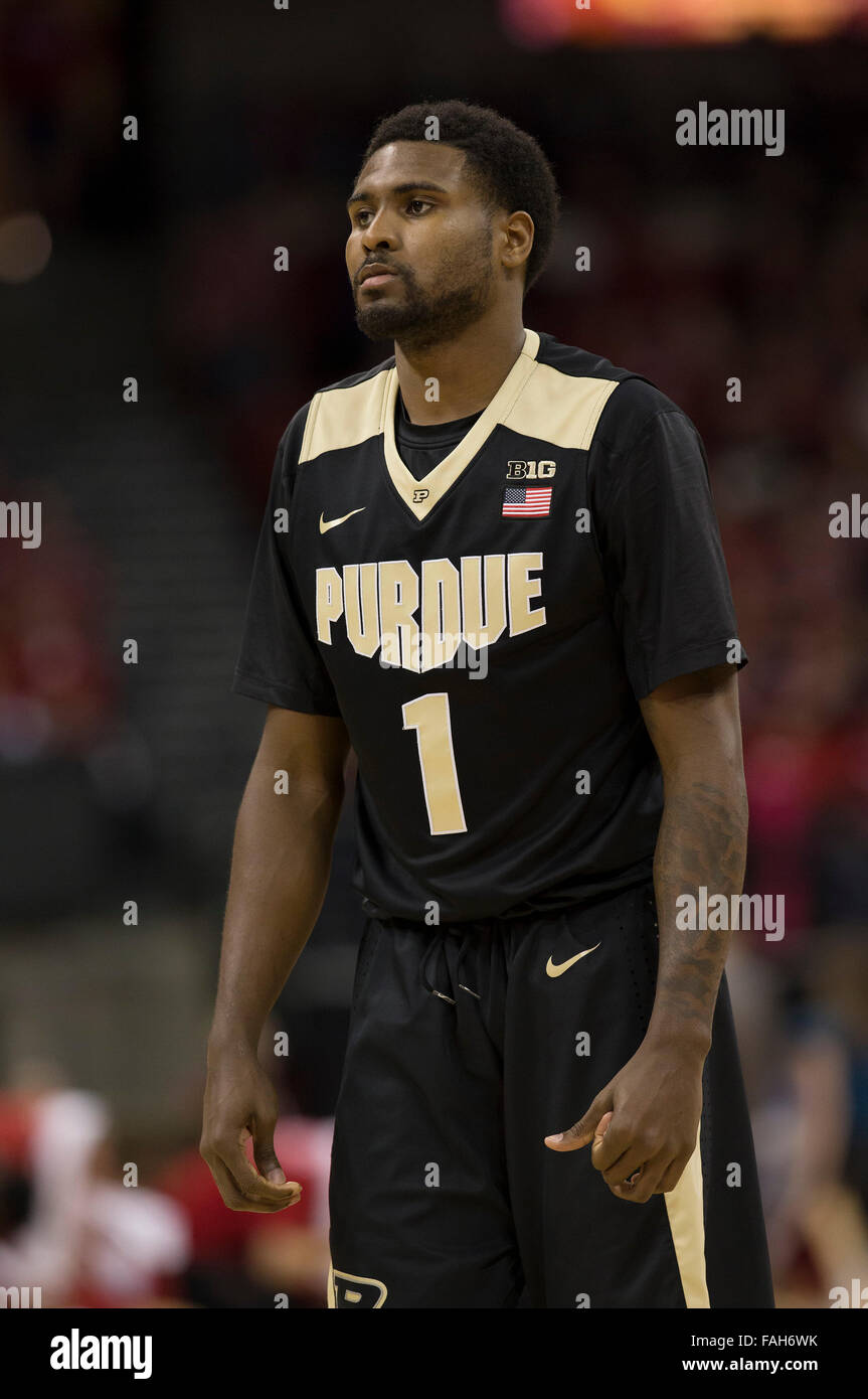 Madison, WI, USA. 29th Dec, 2015. Purdue Boilermakers guard Johnny Hill ...