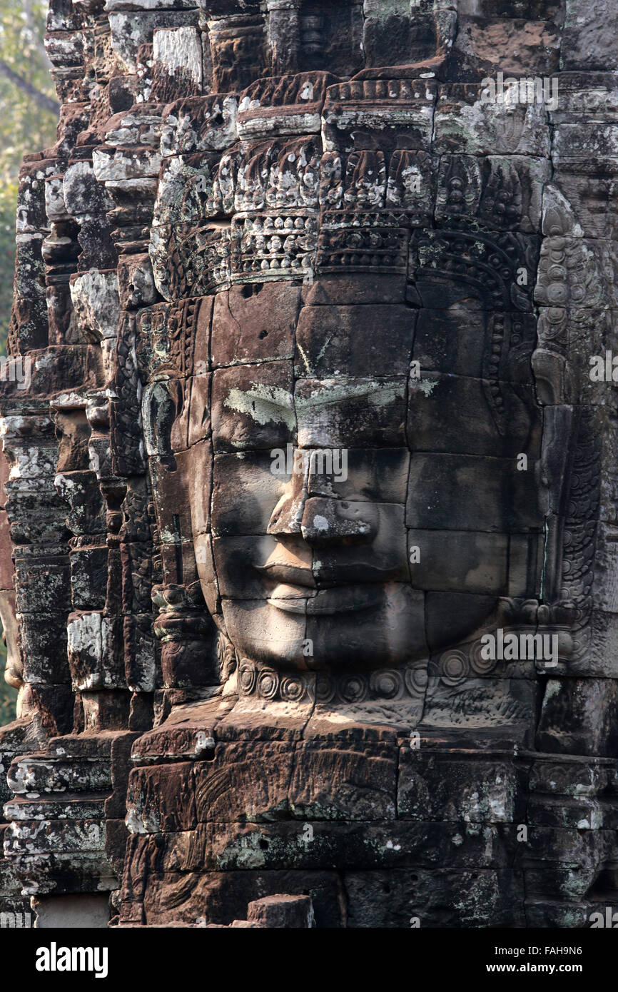Southeast Asia Cambodia bayon Stock Photo - Alamy