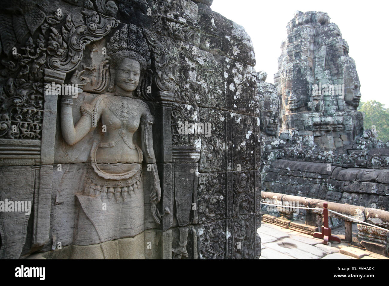 Southeast Asia Cambodia bayon Stock Photo - Alamy