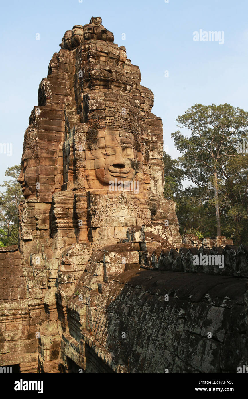 Southeast Asia Cambodia bayon Stock Photo - Alamy