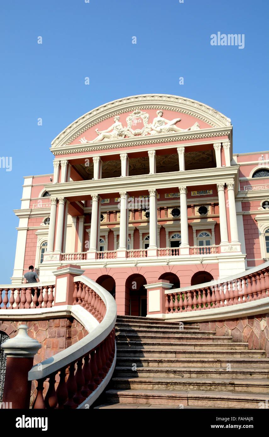 Opera house, Amazonas theater Manaus Amazonas Brazil Stock Photo - Alamy