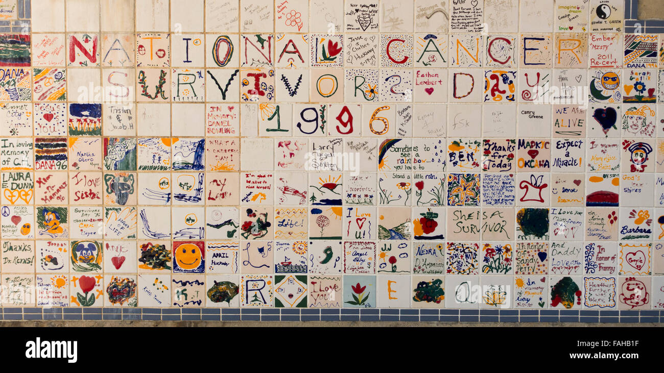 National cancer survivor day 1996 tiles at the Knoxville Museum of Art ...