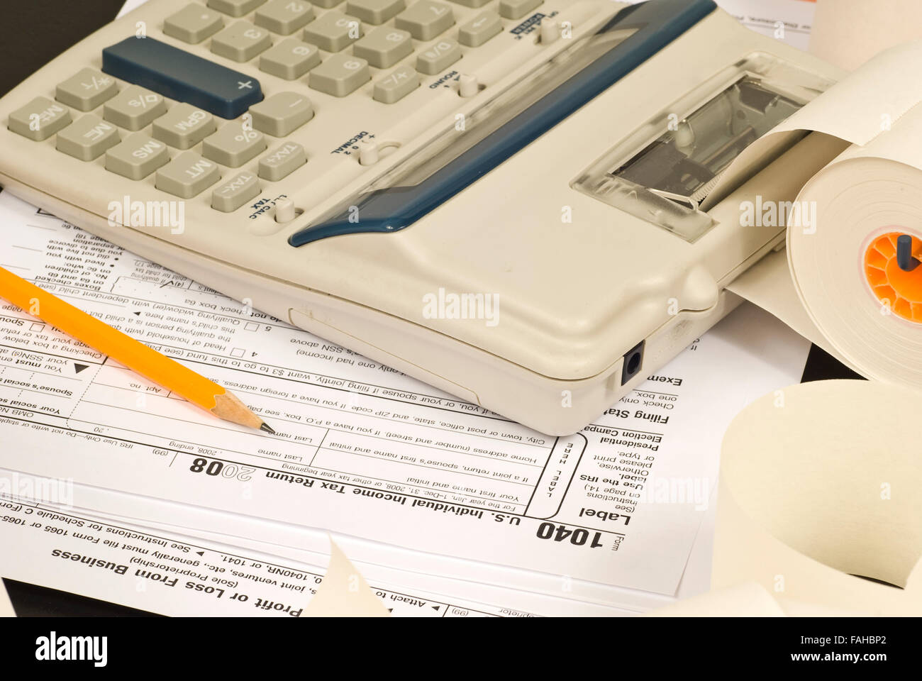 Income Tax Time Stock Photo - Alamy