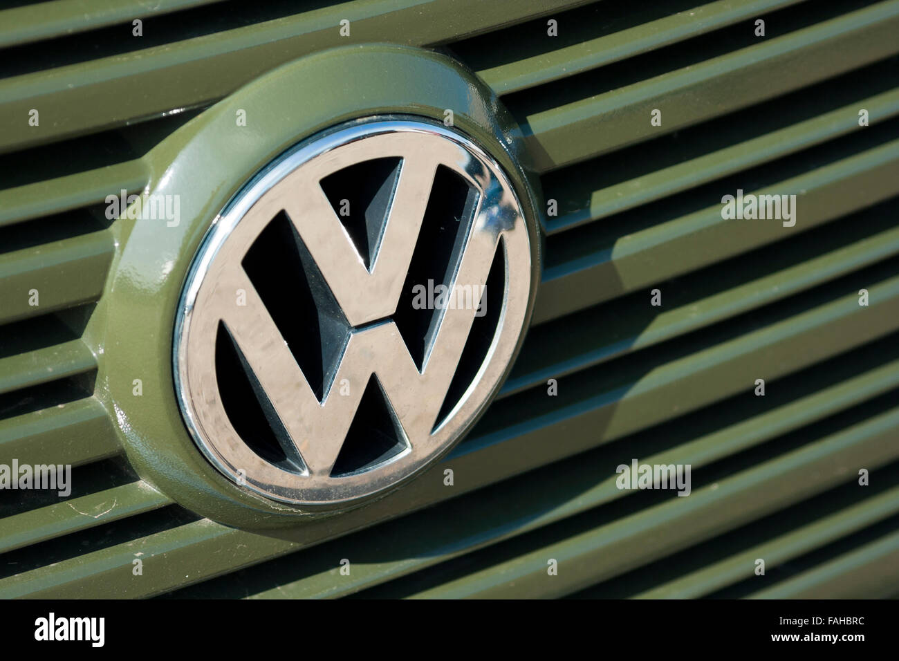 Classic Volkswagen camper van badge Stock Photo - Alamy