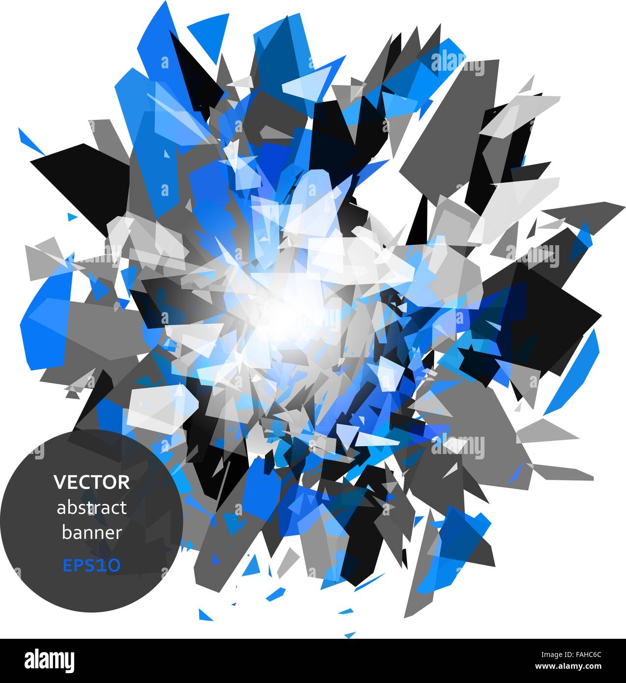 Abstract explosion banner Stock Vector Image & Art - Alamy