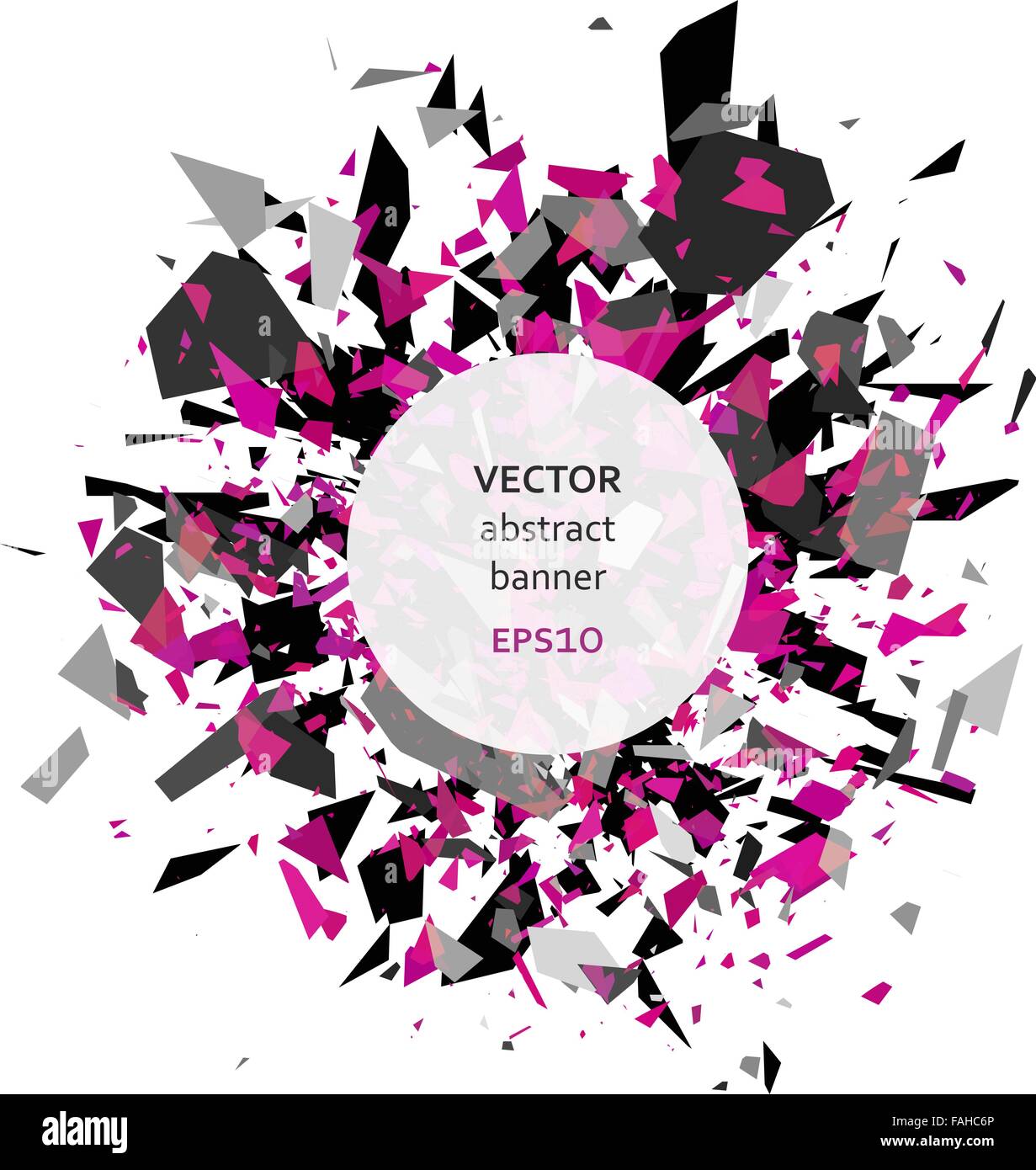 Abstract explosion banner Stock Vector Image & Art - Alamy