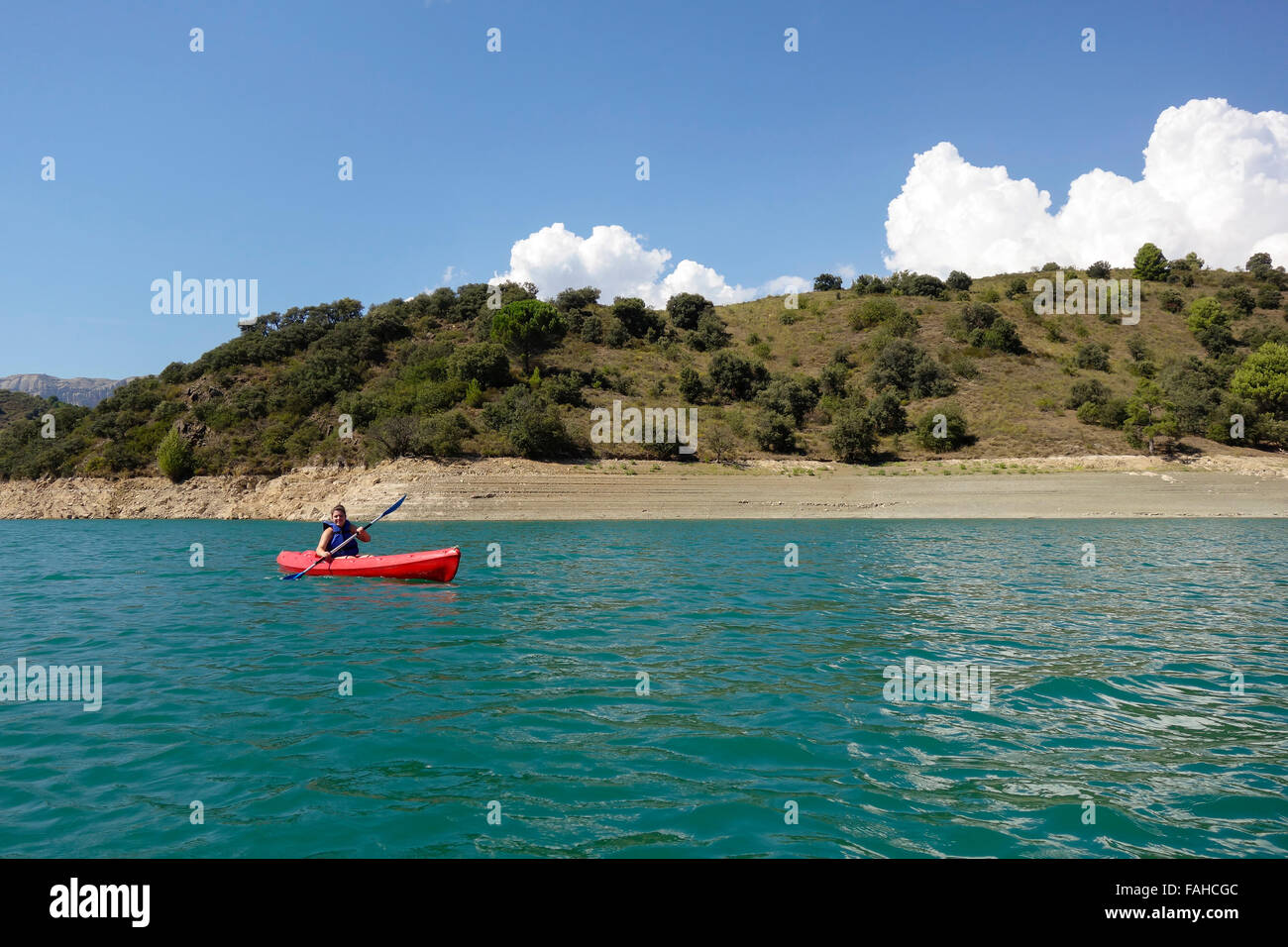 Lady in a canoe hi-res stock photography and images - Alamy