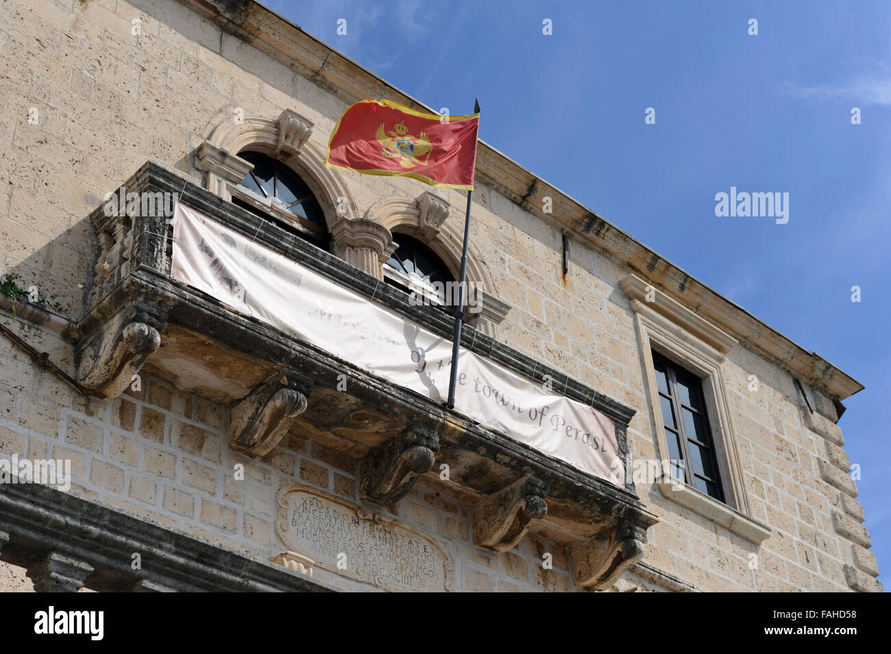 The exterior of the Perast Museum building, Montenegro Stock Photo - Alamy