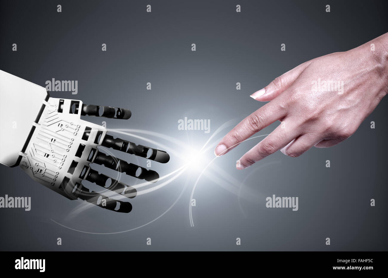 Human in technology hi-res stock photography and images - Alamy
