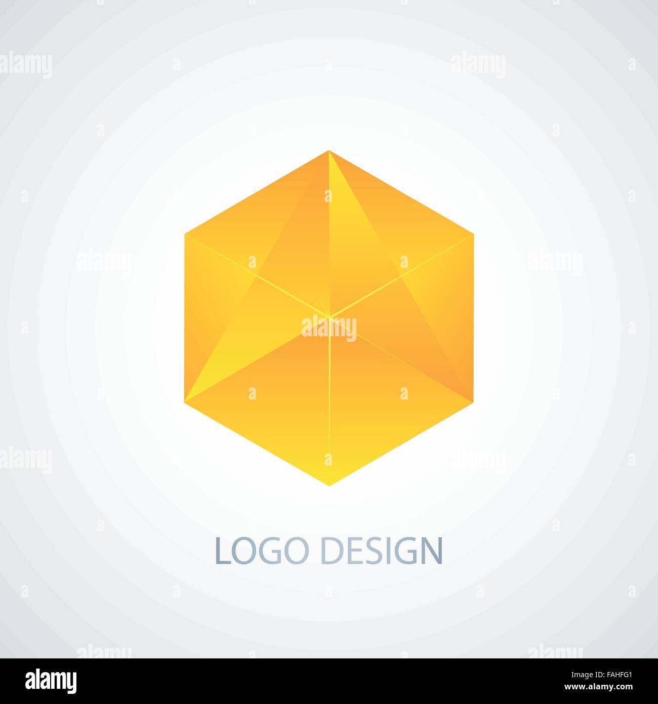 Vector illustration of cube logo Stock Vector Image & Art - Alamy