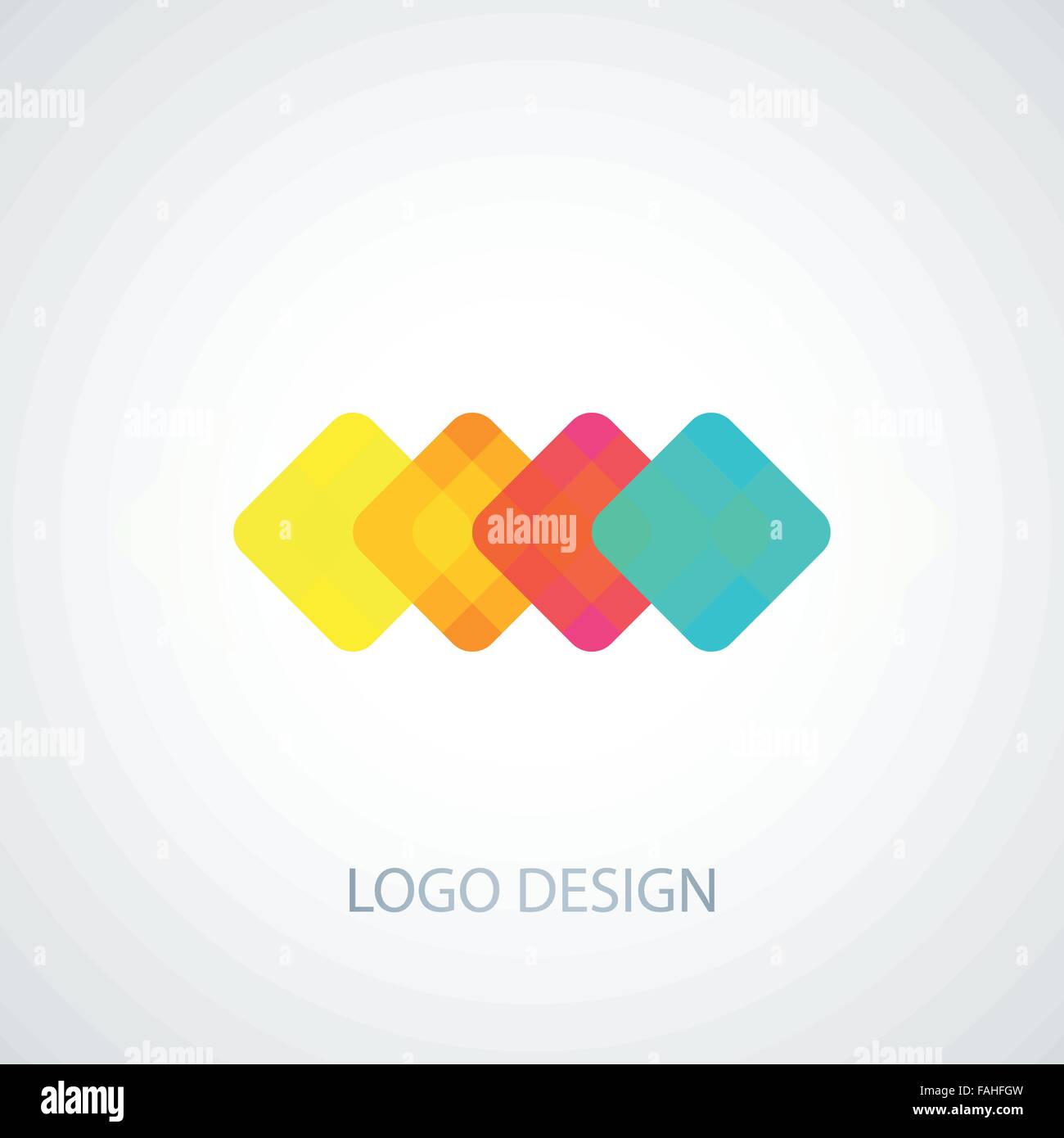 Vector illustration of colored squares logo Stock Vector Image & Art ...