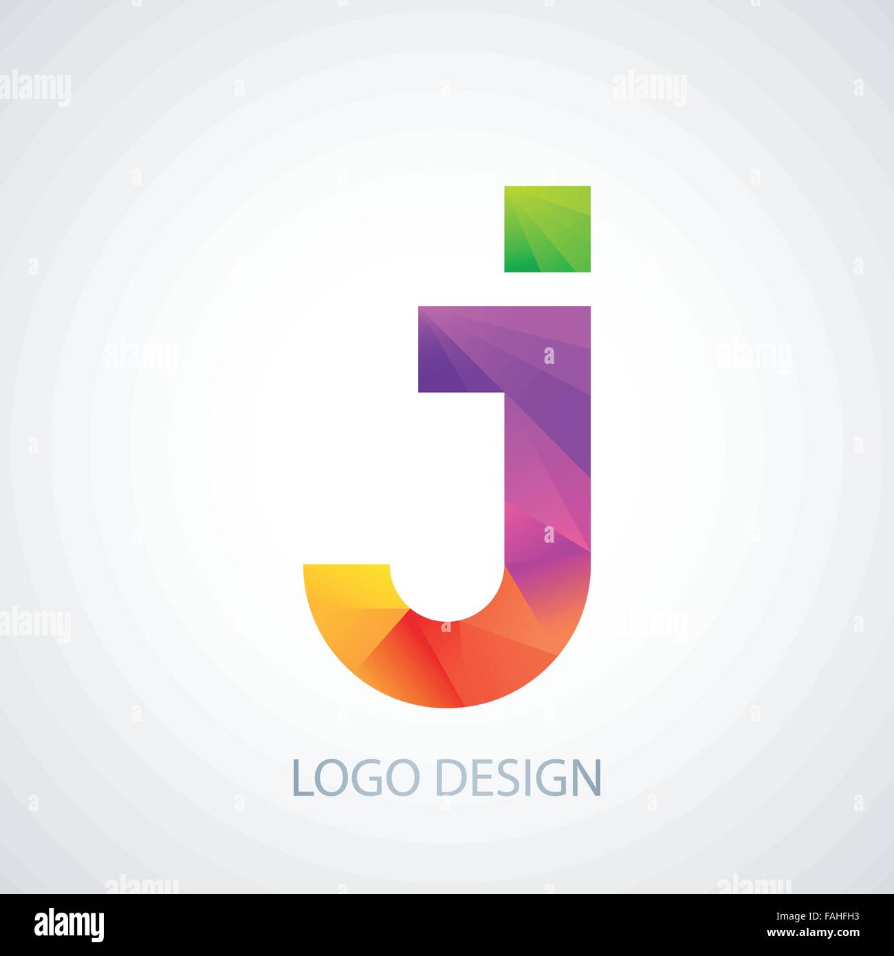 Vector illustration of colorful logo letter j Stock Vector Image & Art ...