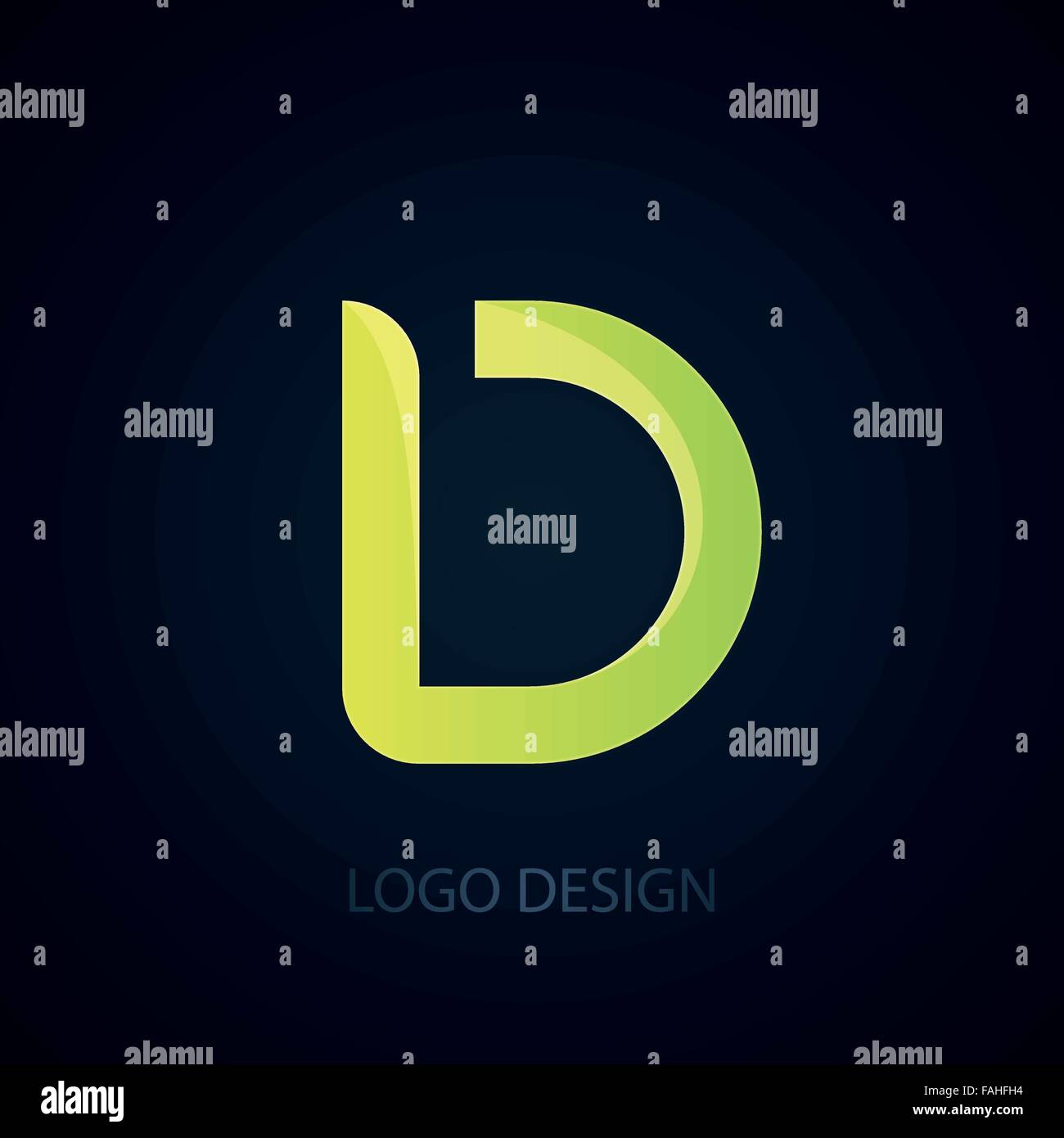 Vector illustration of logo letter d Stock Vector Image & Art - Alamy