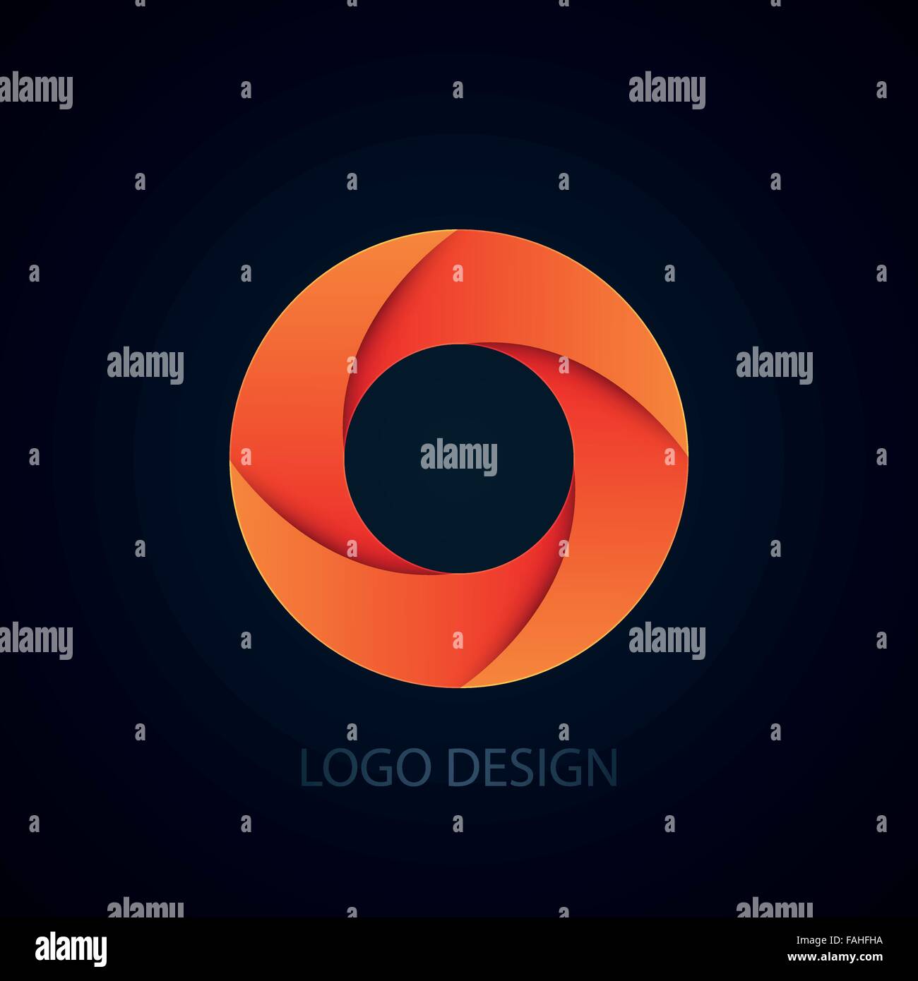 Vector illustration of logo letter o Stock Vector Image & Art - Alamy