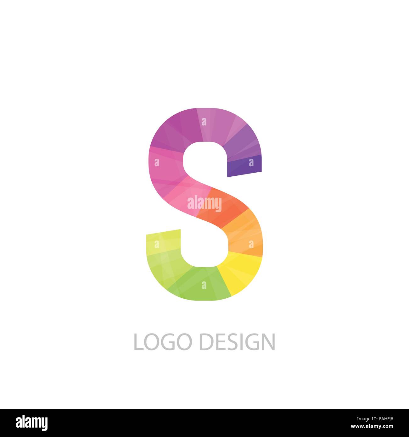 Vector illustration of colorful logo letter Stock Vector Image & Art ...