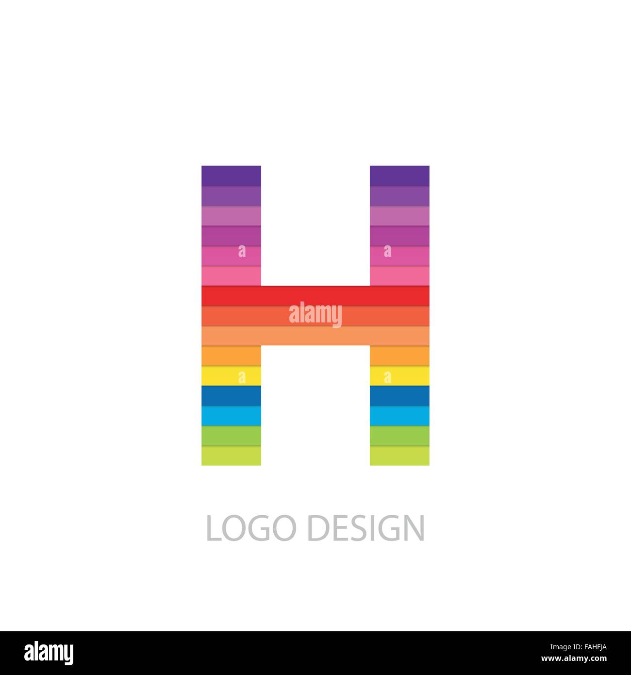 Vector illustration of colorful logo letter Stock Vector Image & Art ...