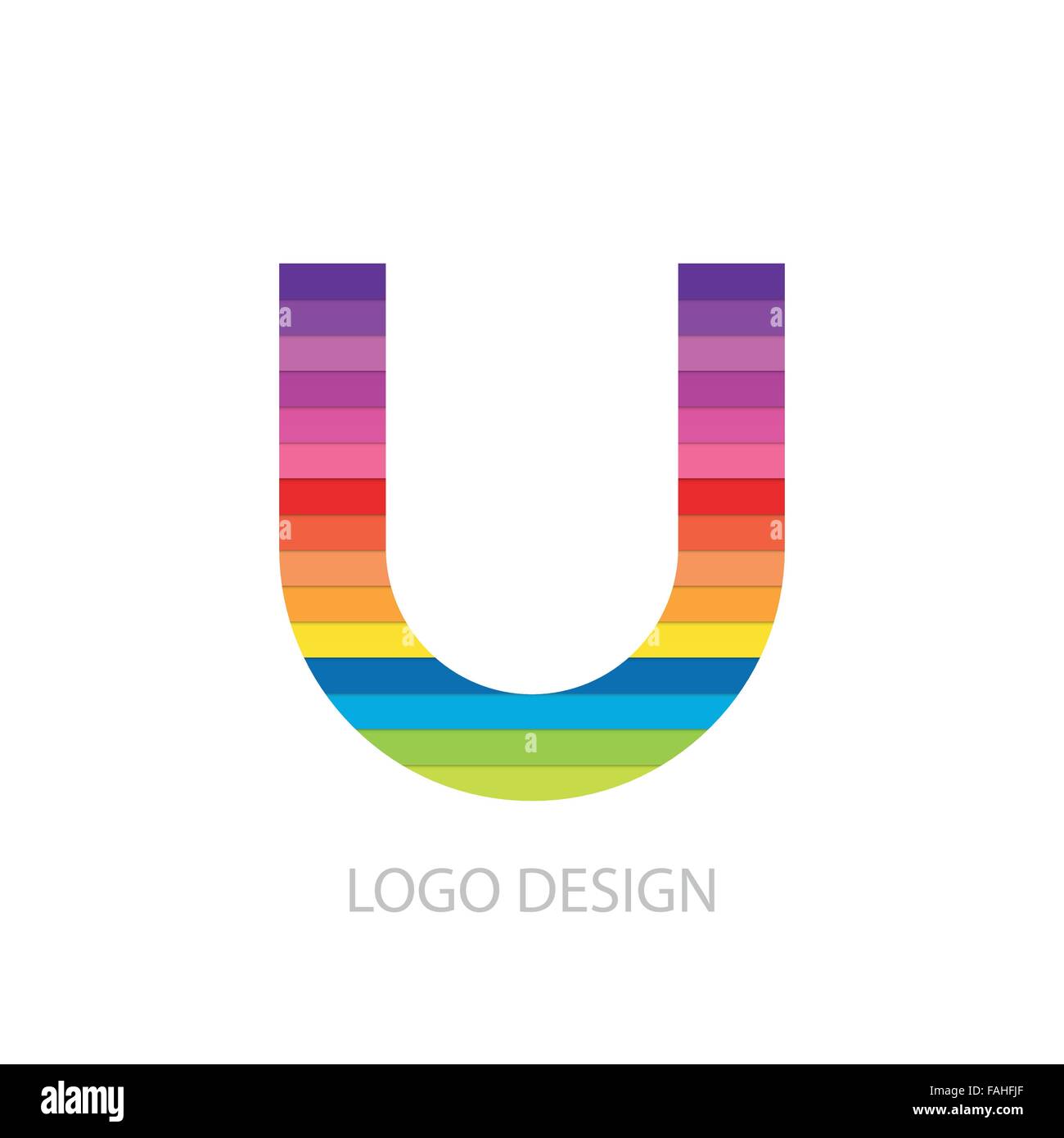 Vector illustration of colorful logo letter Stock Vector Image & Art ...