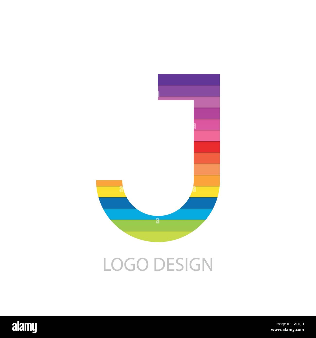 Vector illustration of colorful logo letter Stock Vector Image & Art ...