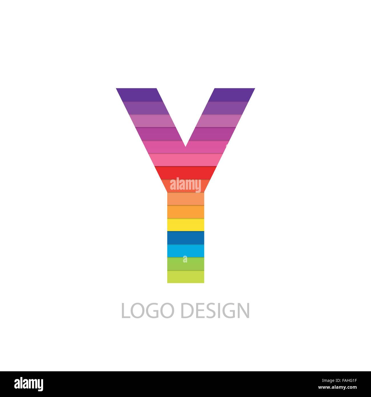 Vector illustration of colorful logo letter Stock Vector Image & Art ...