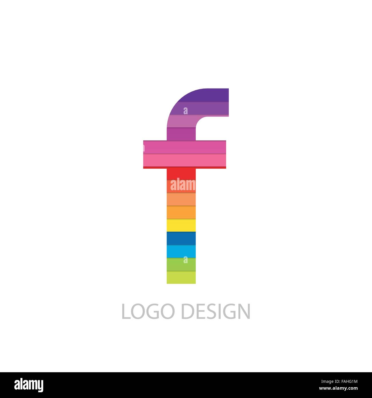 Vector illustration of colorful logo letter Stock Vector Image & Art ...