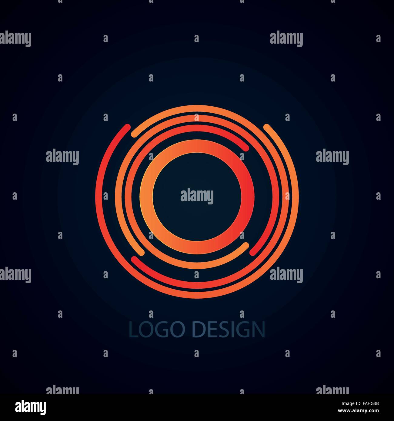 Vector illustration of logo letter o Stock Vector Image & Art - Alamy