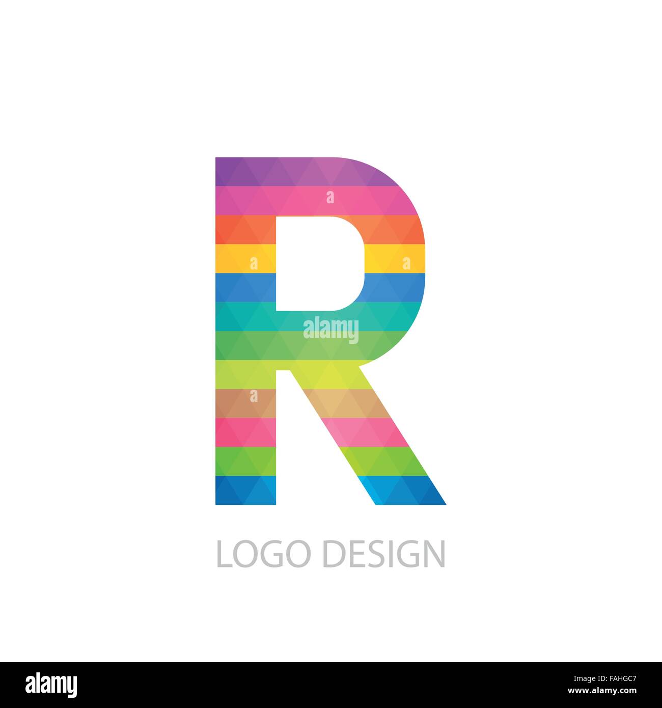 Vector illustration of colorful logo letter Stock Vector Image & Art ...