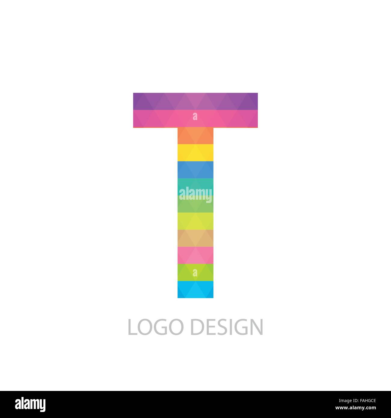 Vector illustration of colorful logo letter Stock Vector Image & Art ...
