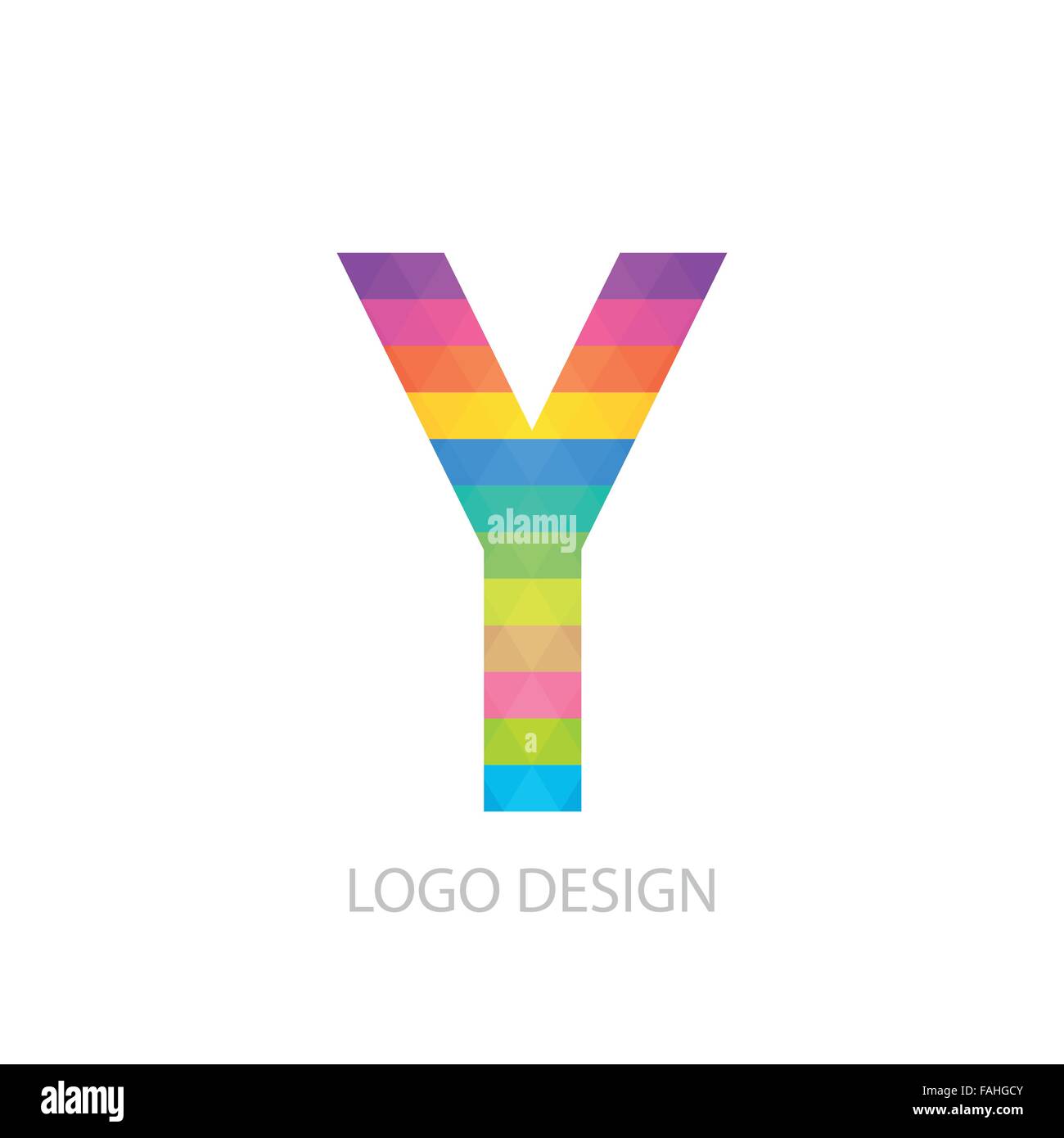 Vector illustration of colorful logo letter Stock Vector Image & Art ...