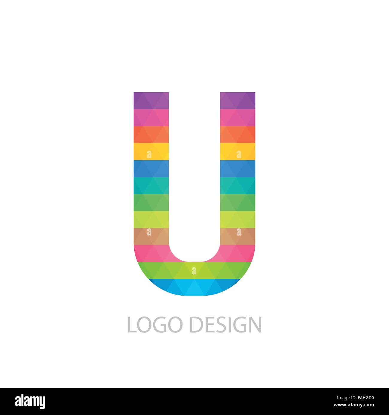 Vector illustration of colorful logo letter Stock Vector Image & Art ...