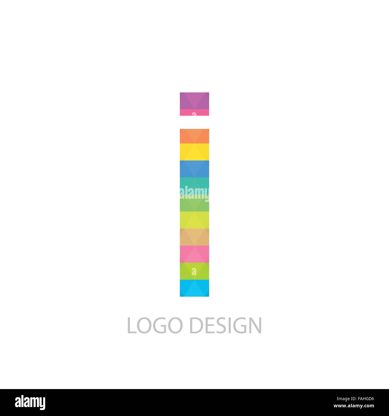 Vector illustration of colorful logo letter Stock Vector Image & Art ...