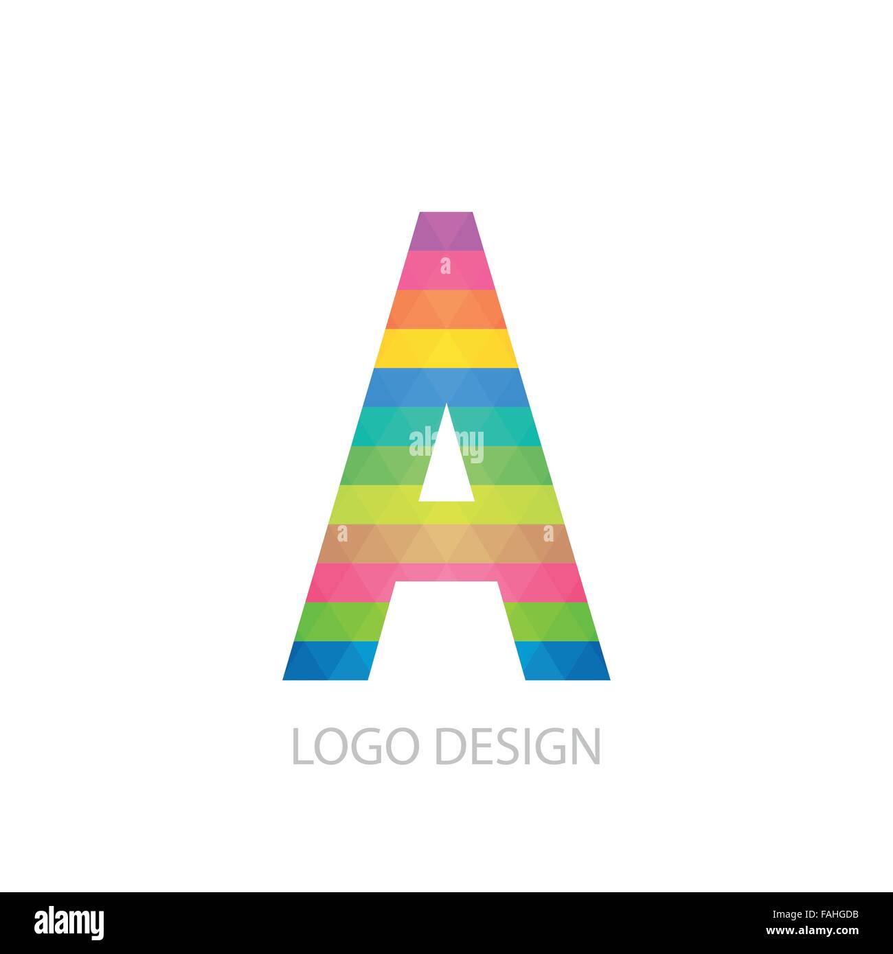 Vector illustration of colorful logo letter Stock Vector Image & Art ...