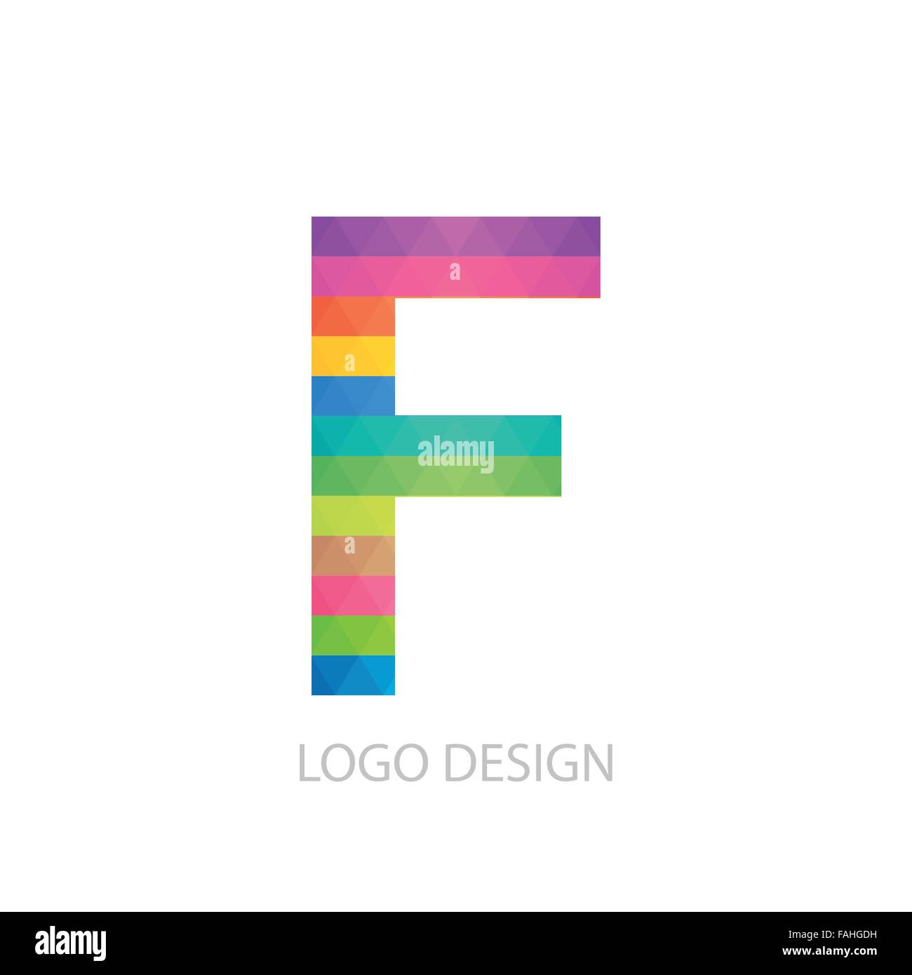 Vector illustration of colorful logo letter Stock Vector Image & Art ...