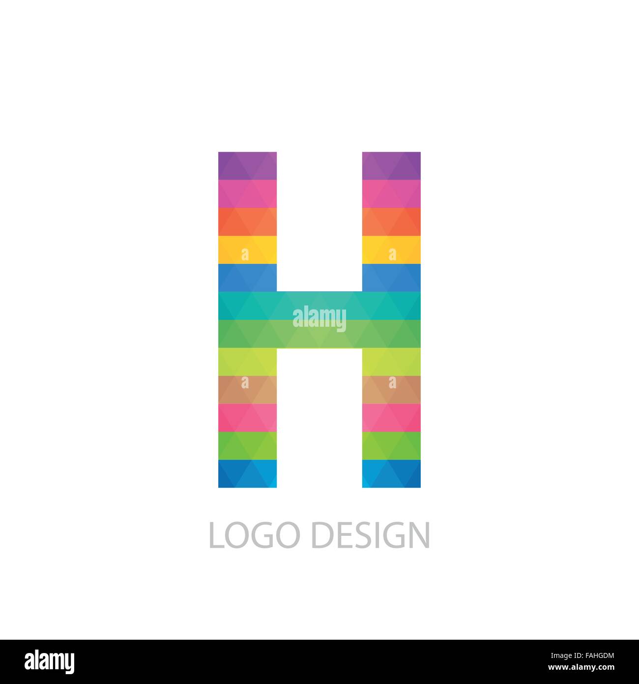 Vector illustration of colorful logo letter Stock Vector Image & Art ...