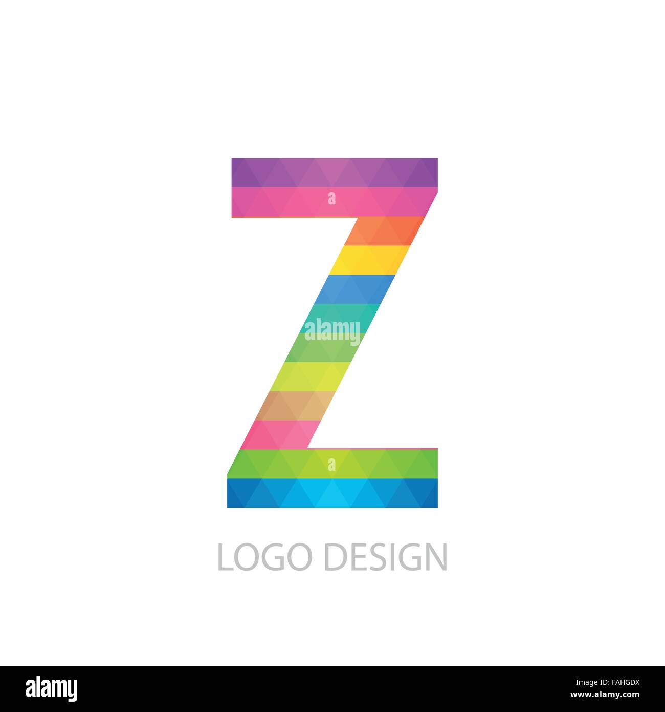 Vector illustration of colorful logo letter Stock Vector Image & Art ...