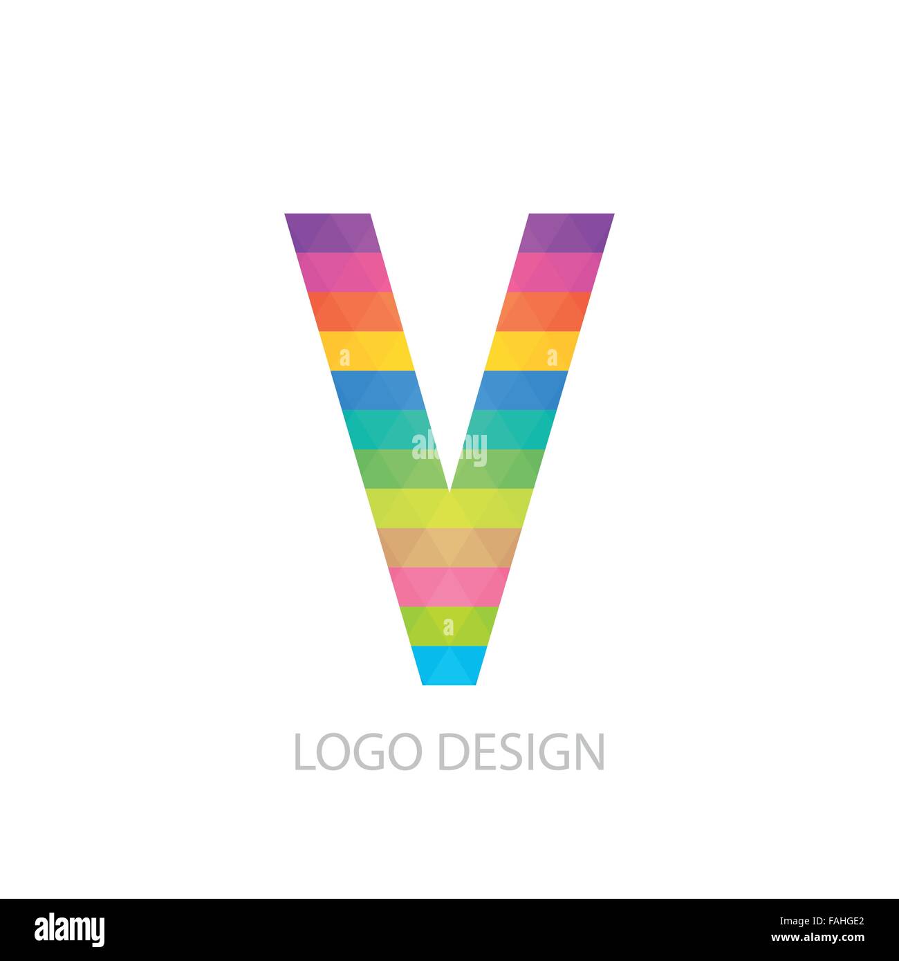 Vector illustration of colorful logo letter Stock Vector Image & Art ...