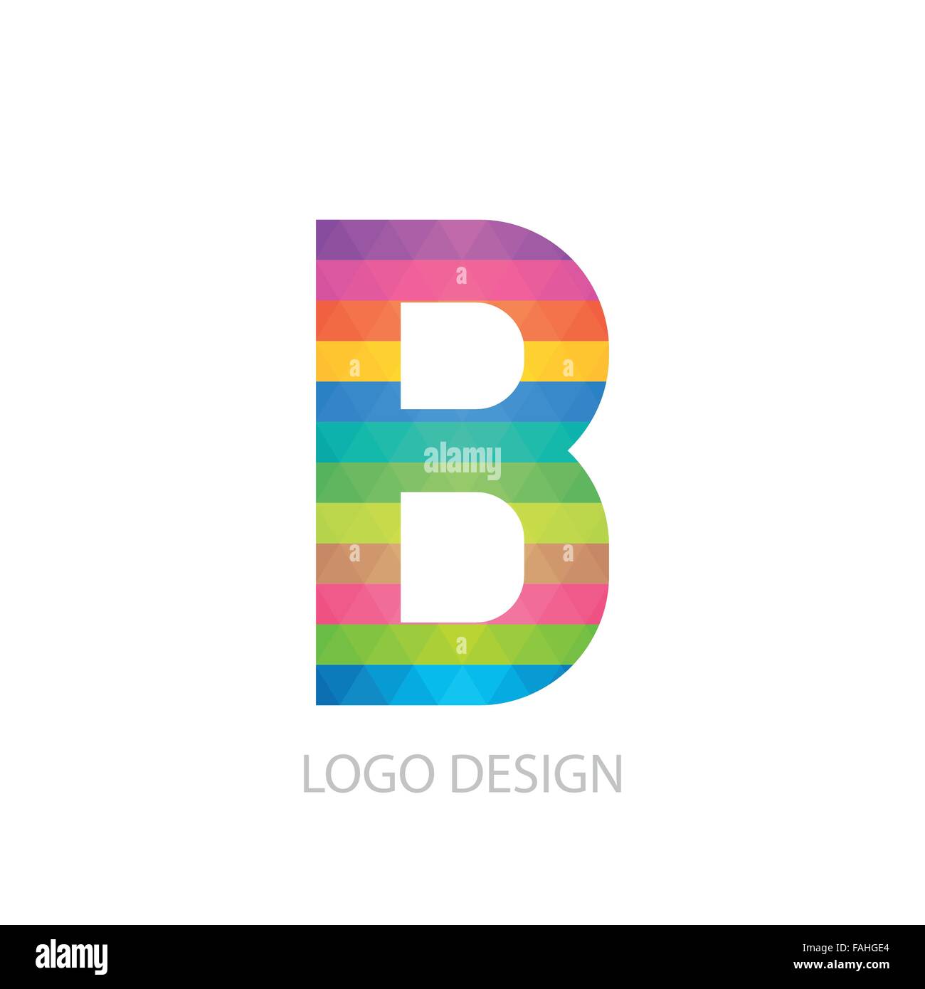 Vector illustration of colorful logo letter Stock Vector Image & Art ...