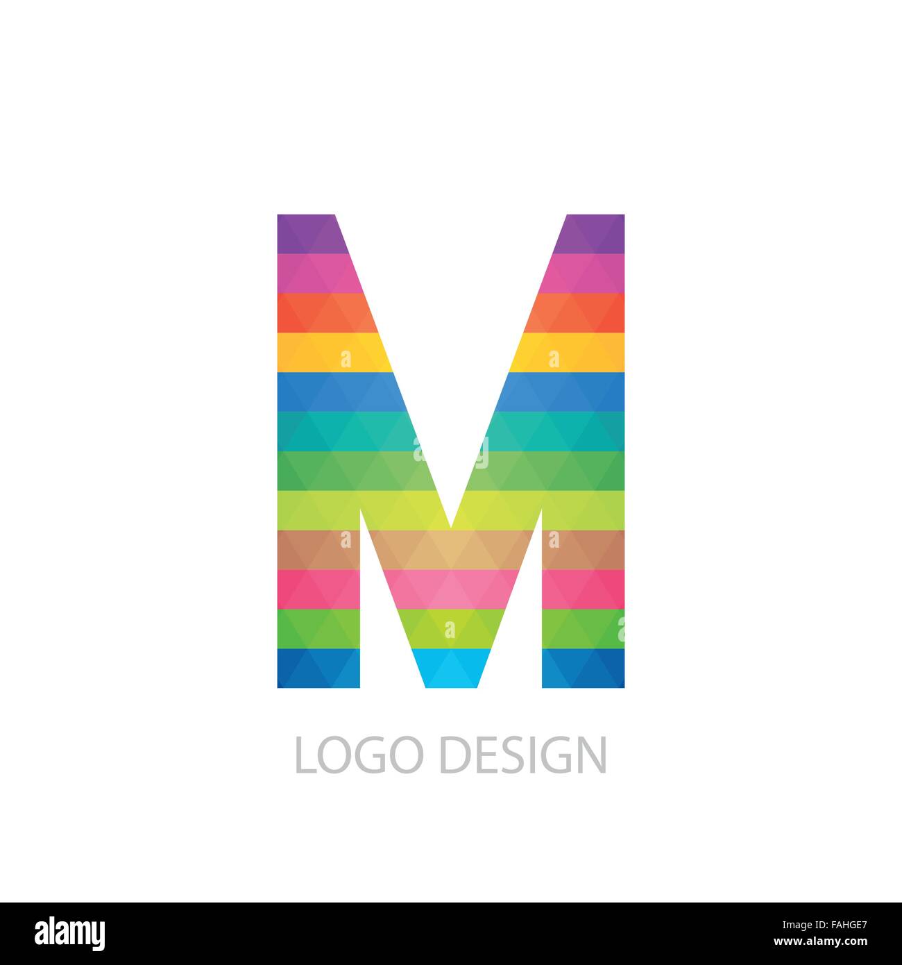 Vector illustration of colorful logo letter Stock Vector Image & Art ...