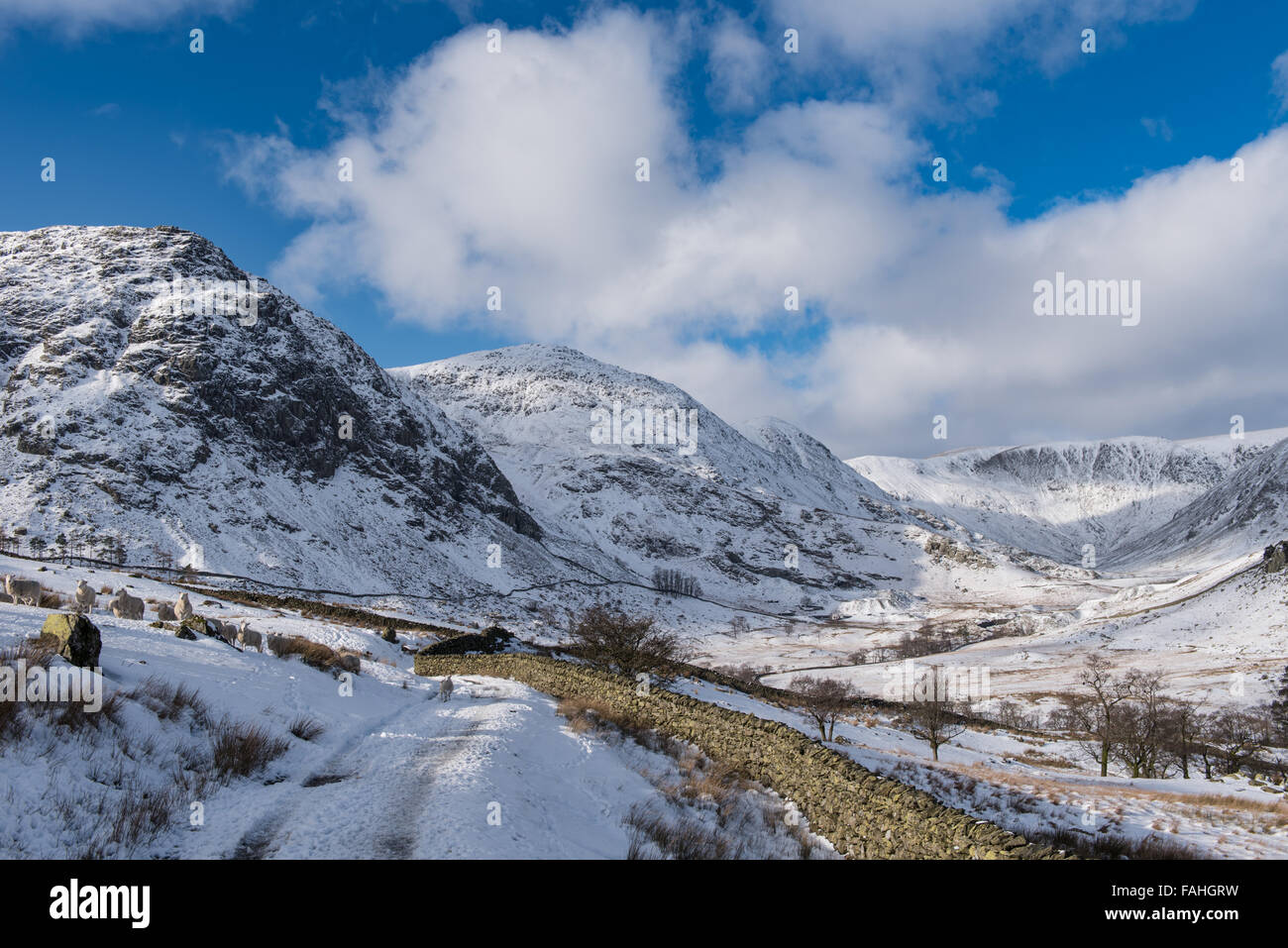 Kentmere in Winter Stock Photo - Alamy