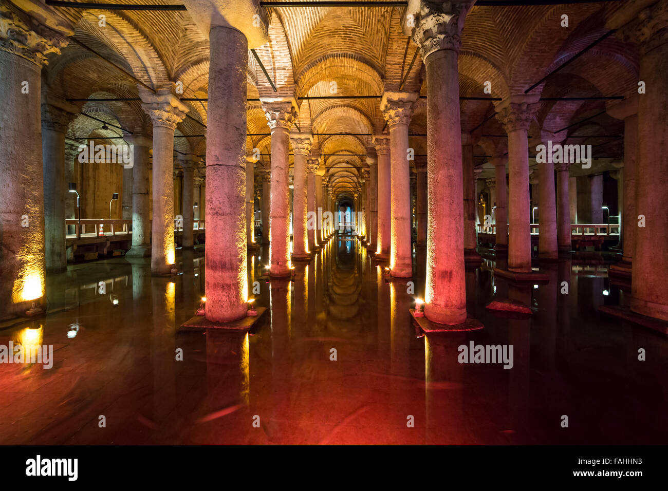 Underground Basilica Cistern, Istanbul, Turkey Stock Photo - Alamy